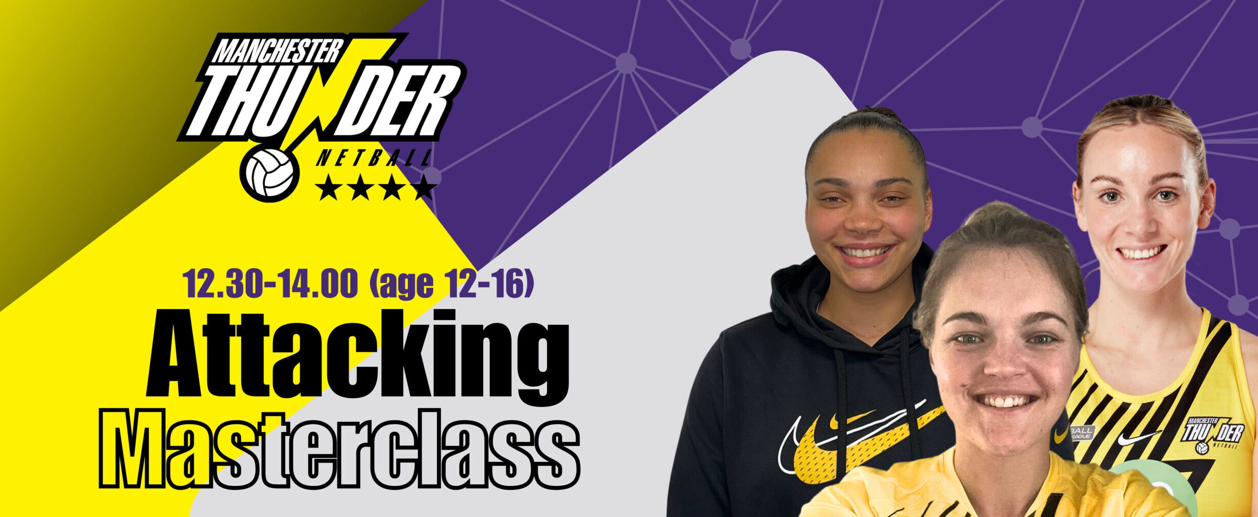 Attacking Netball Masterclass With Nat Metcalf, Paige Reed & Elmeré Van ...